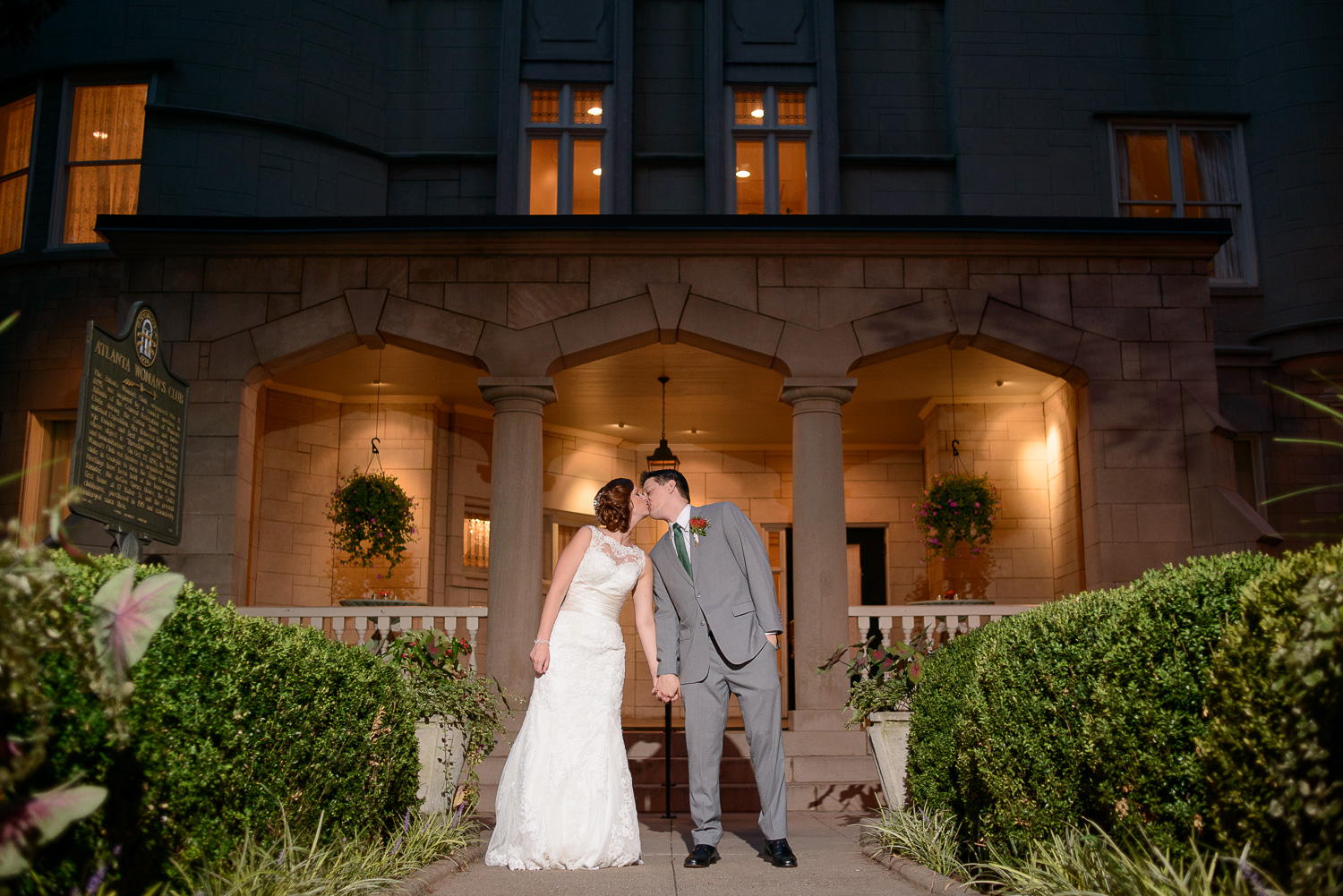Wedding Ceremony and Cocktail Hour at The Wimbish House